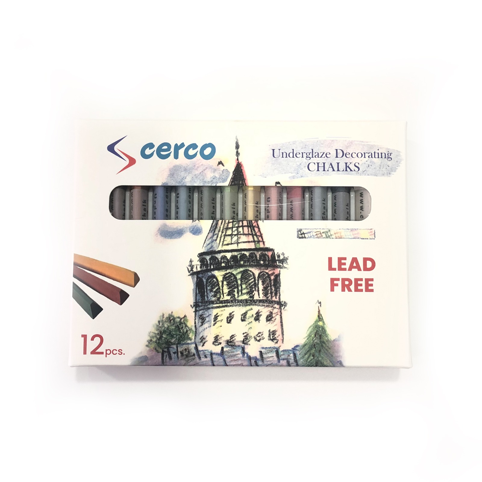 Underglaze Decorating Chalk Set » Cercoglaze - Reliable Ceramic Glazes ...